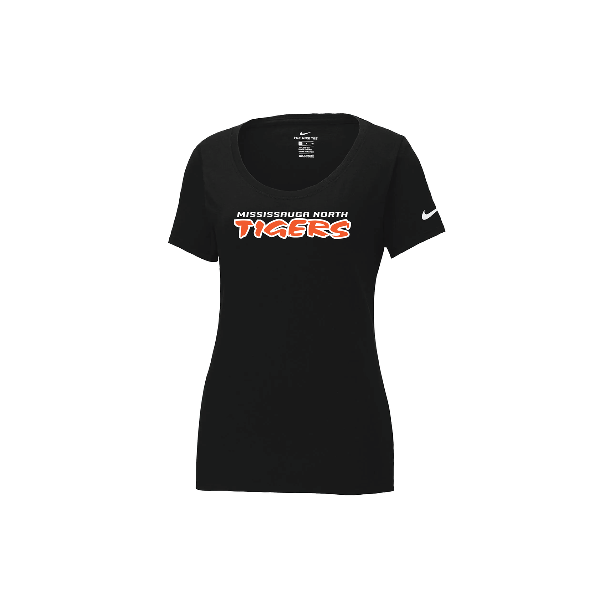 MISSISSAUGA NORTH TIGERS - WOMENS NIKE DRI-FIT SCOOP SHIRT – muvwear.com
